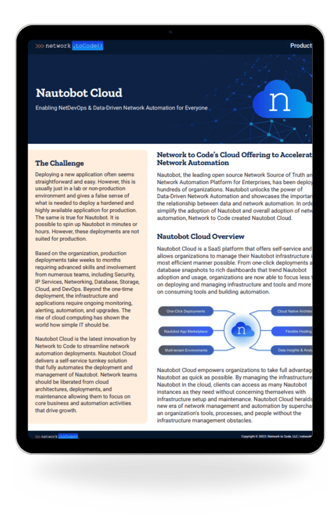 network-to-code-resources